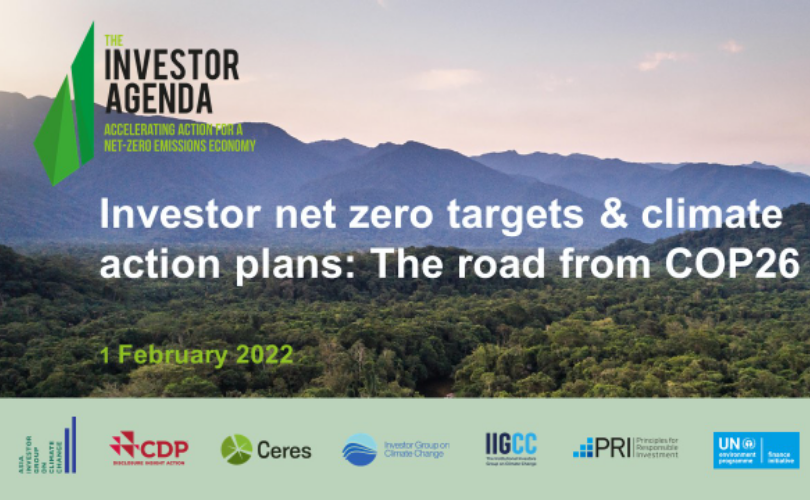 Virt - Investor Net Zero Targets & Climate Action Plans: The Road From ...
